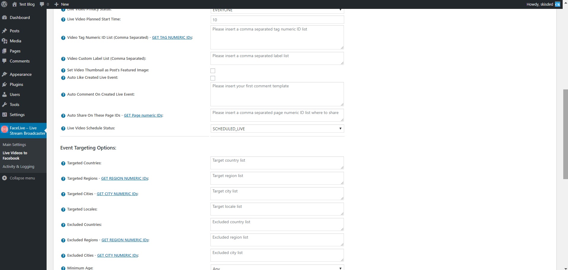 F-Live - Live Stream Broadcaster Plugin for WordPress by CodeRevolution